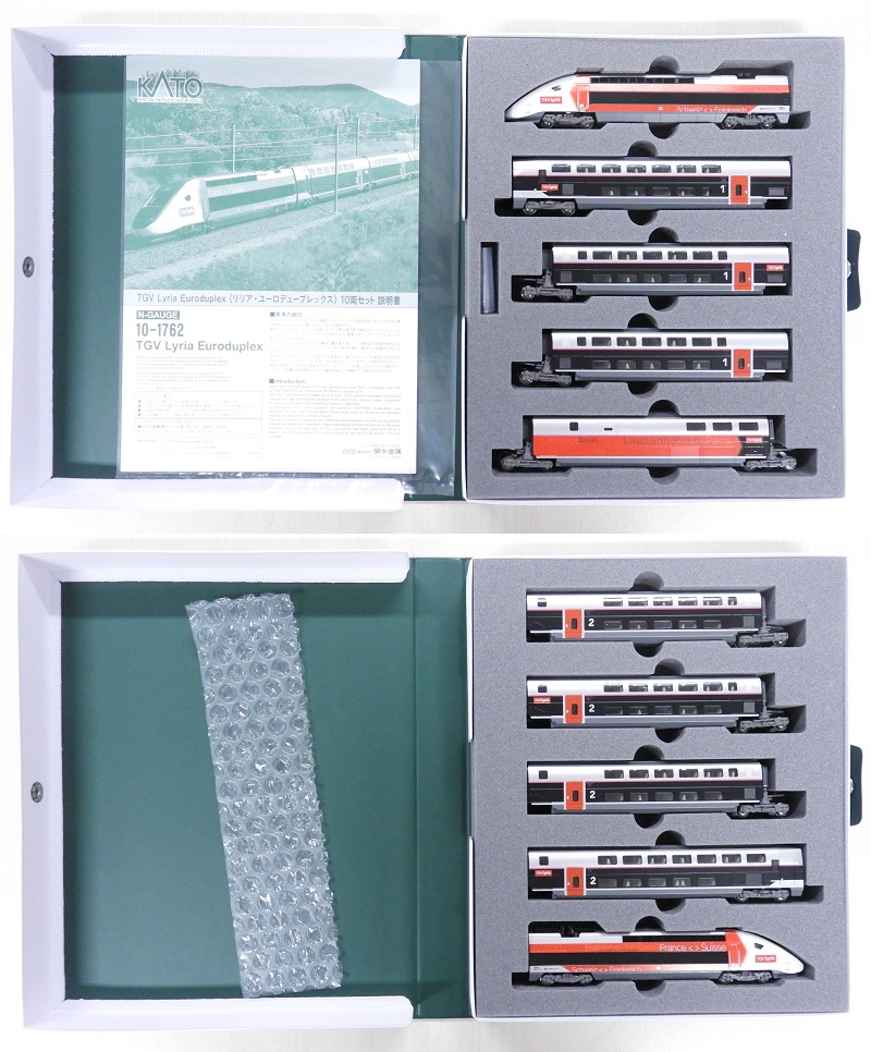 KATO鉄道模型オンラインショッピング TGV Lyria Euroduplex（リリア・ユーロデュープレックス） 10両セッ: 現在販売中の ...